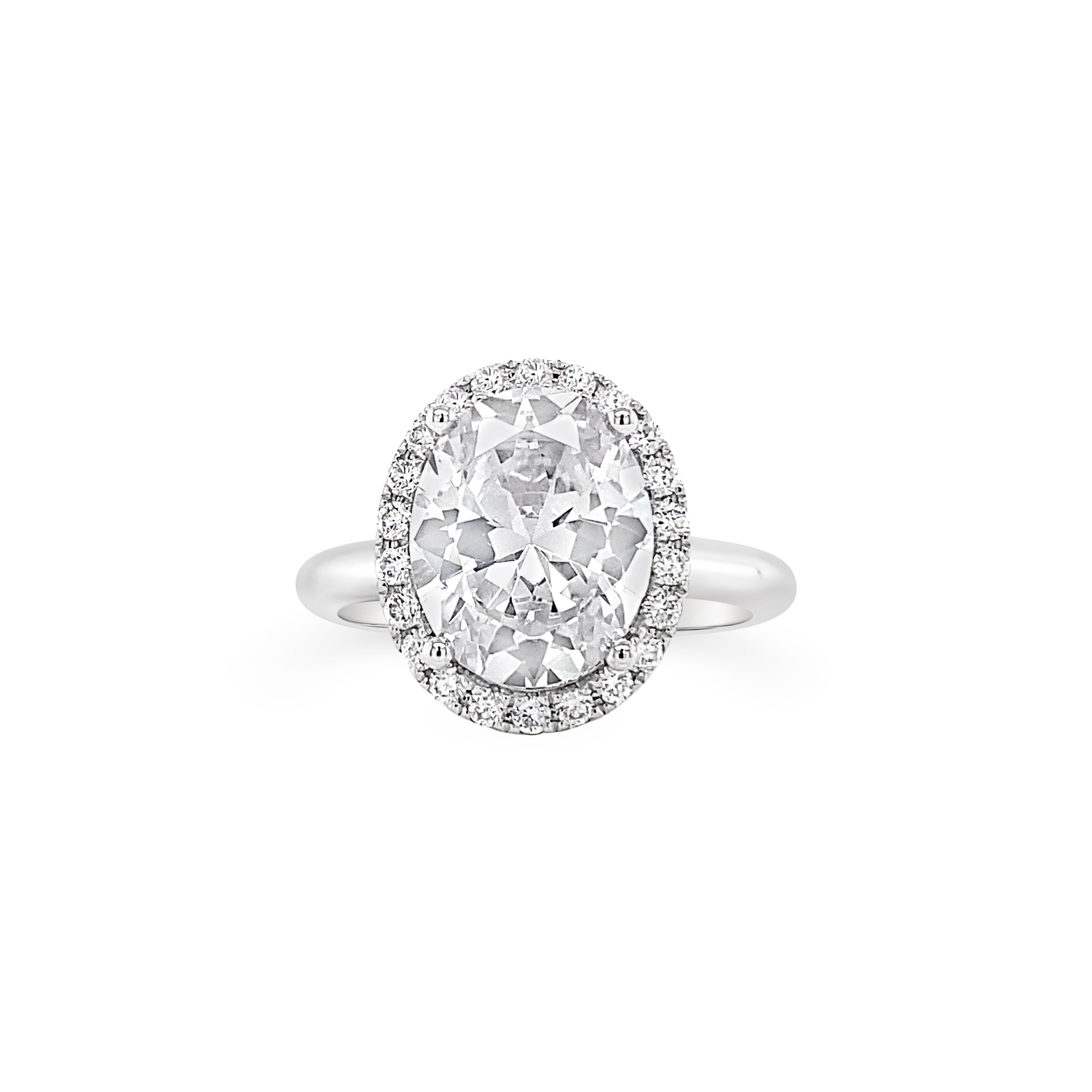 Classic Oval Cut Diamond Engagement Ring | Just Gold Jewellery Sydney