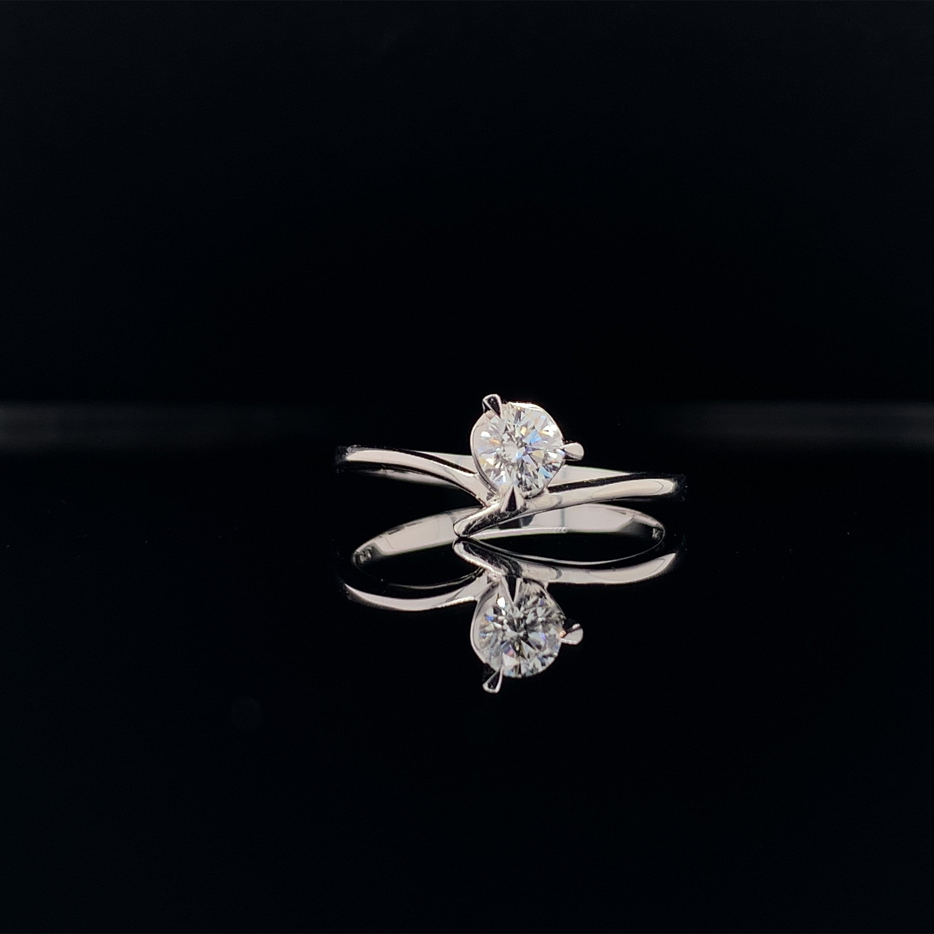 Three Prong Crown Diamond Ring | Just Gold Jewellery Sydney